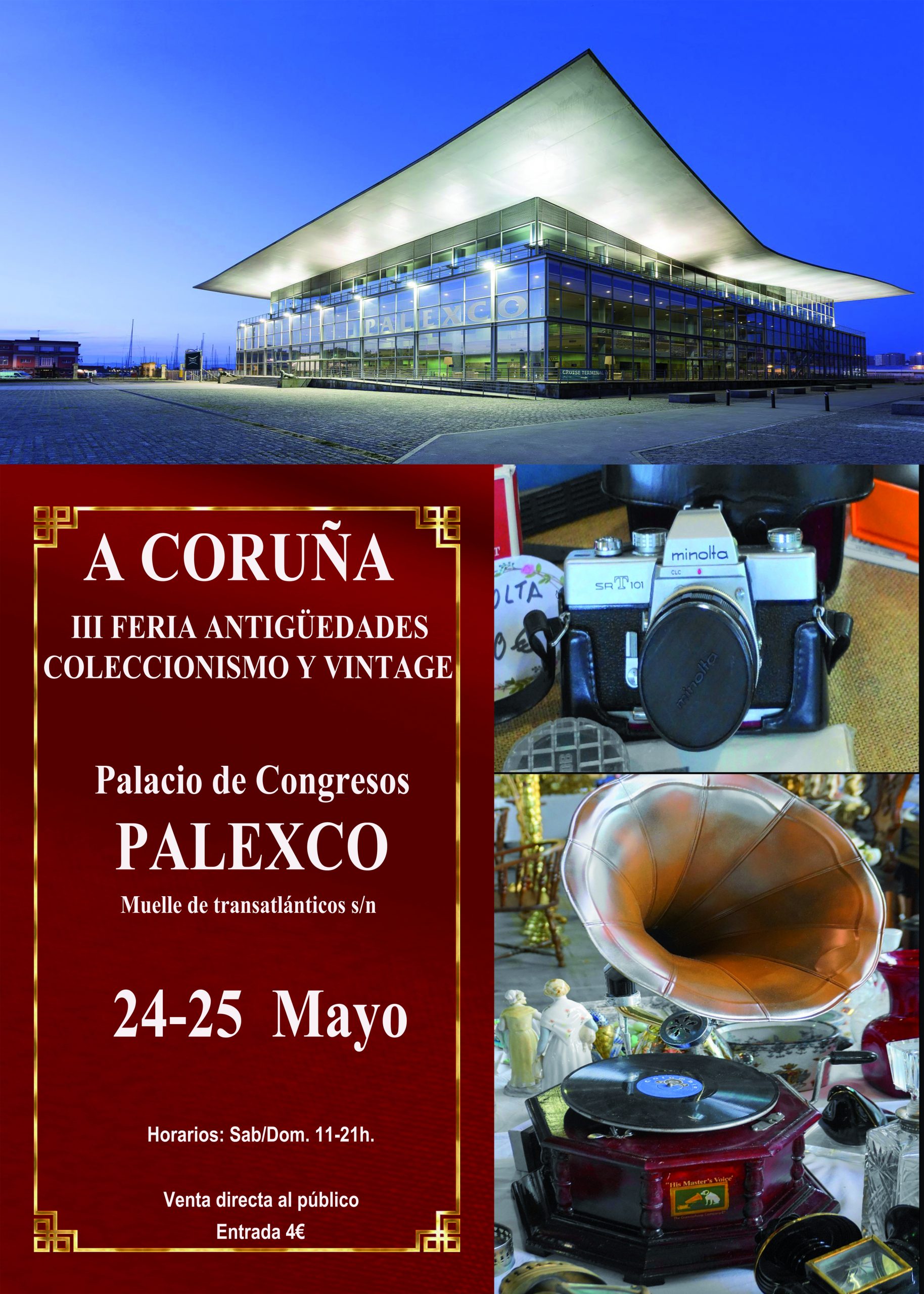 III Feria de Antigüedades, Coleccionismo y Vintage en A Coruña