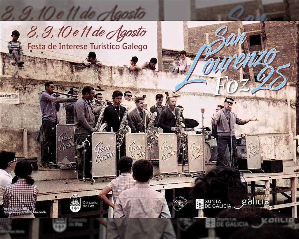 Fiestas de San Lourenzo 2025 en Foz: Programa, cartel y agenda completa