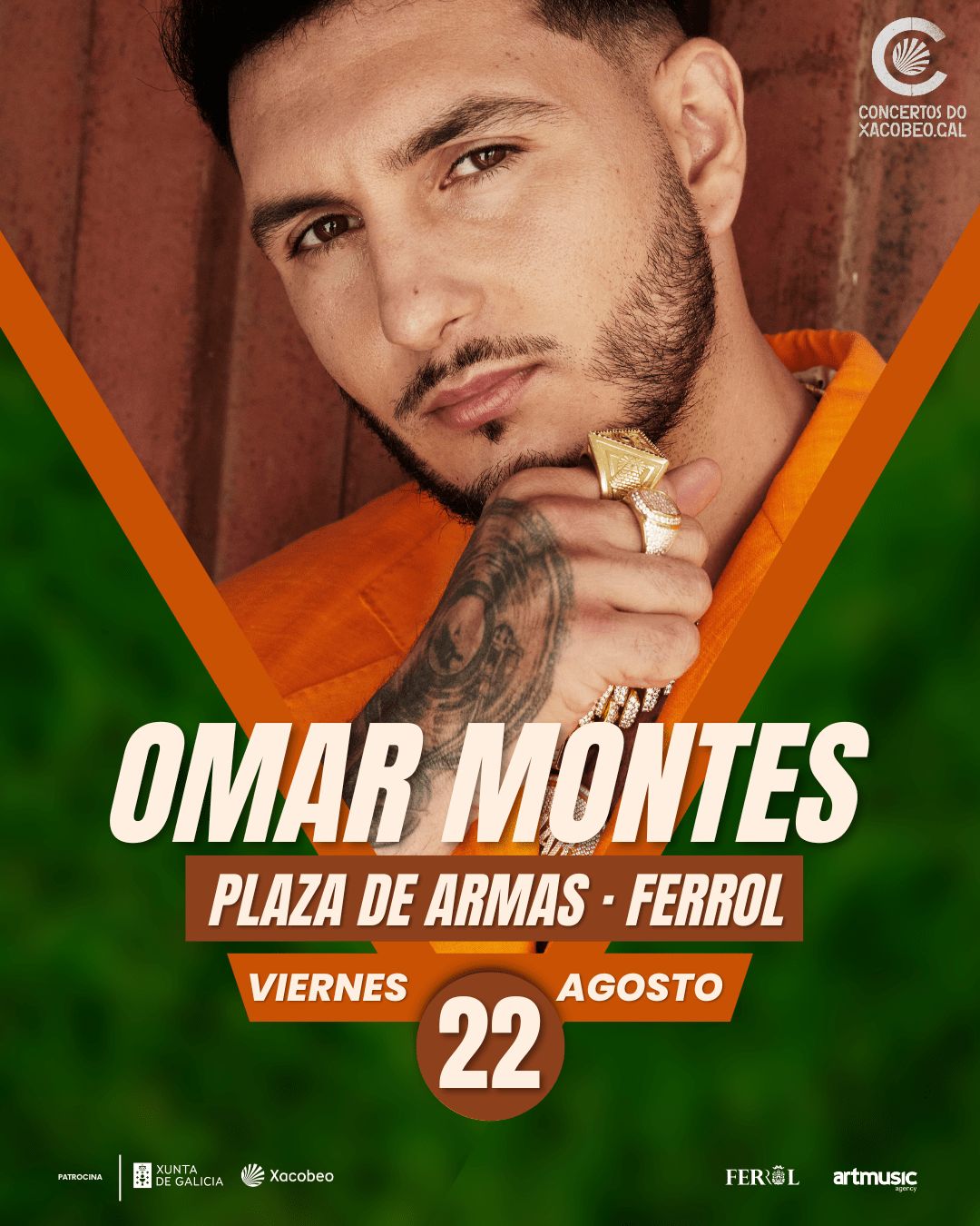 Concierto gratuito de Omar Montes en Ferrol: Fecha, hora y dónde es ...