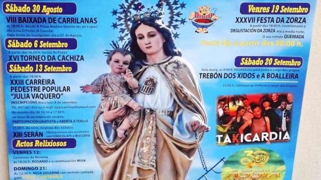 Fiestas de Virxe das Mercedes da Gándara 2025 en A Guarda: Programa ...