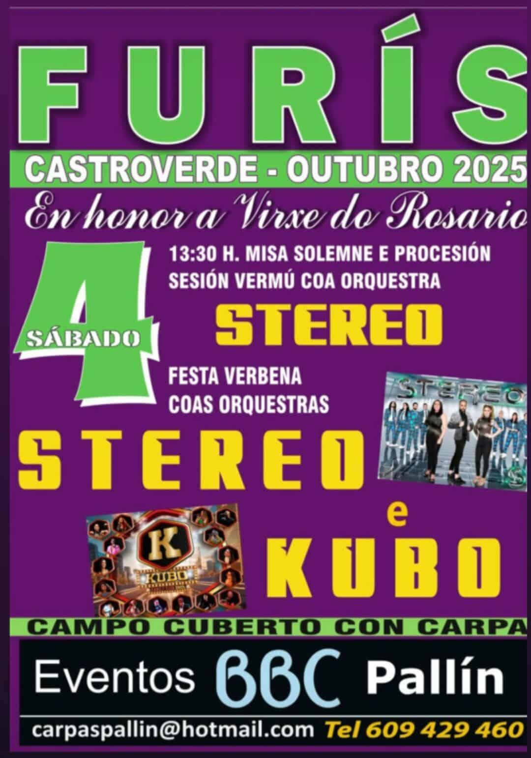 Fiestas de Furís 2025 en Castroverde: Programa, cartel y agenda ...