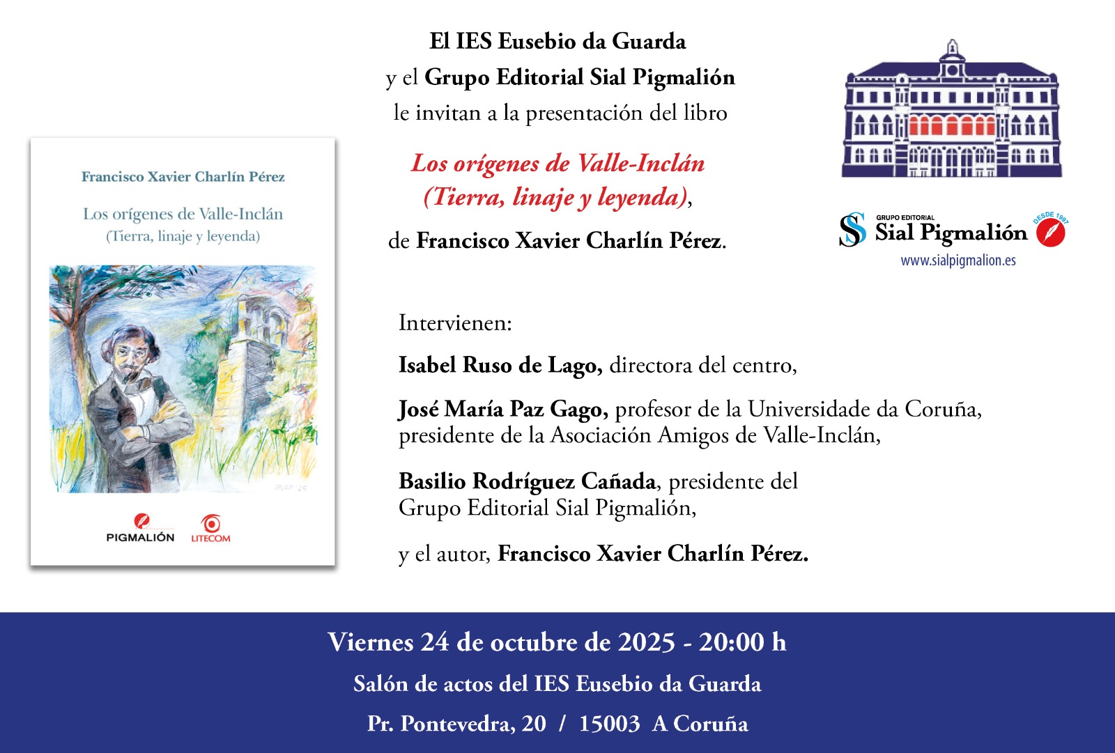 Presentación de 'Los orígenes de Valle-Inclán (tierra, linaje y leyenda ...