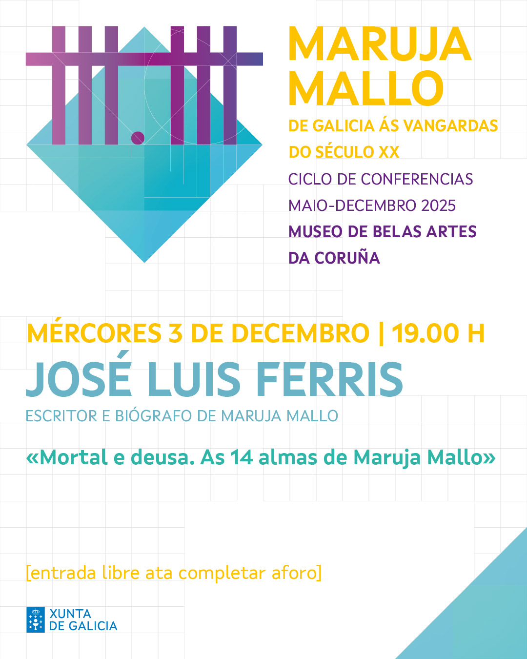 Conferencia de José Luís Ferris - 'Maruja Mallo. De Galicia ás ...