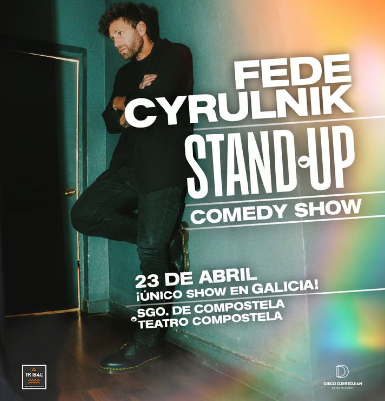 Stand Up Comedy Show de FEDE CYRULNIK en Santiago de Compostela - 23/4/2026