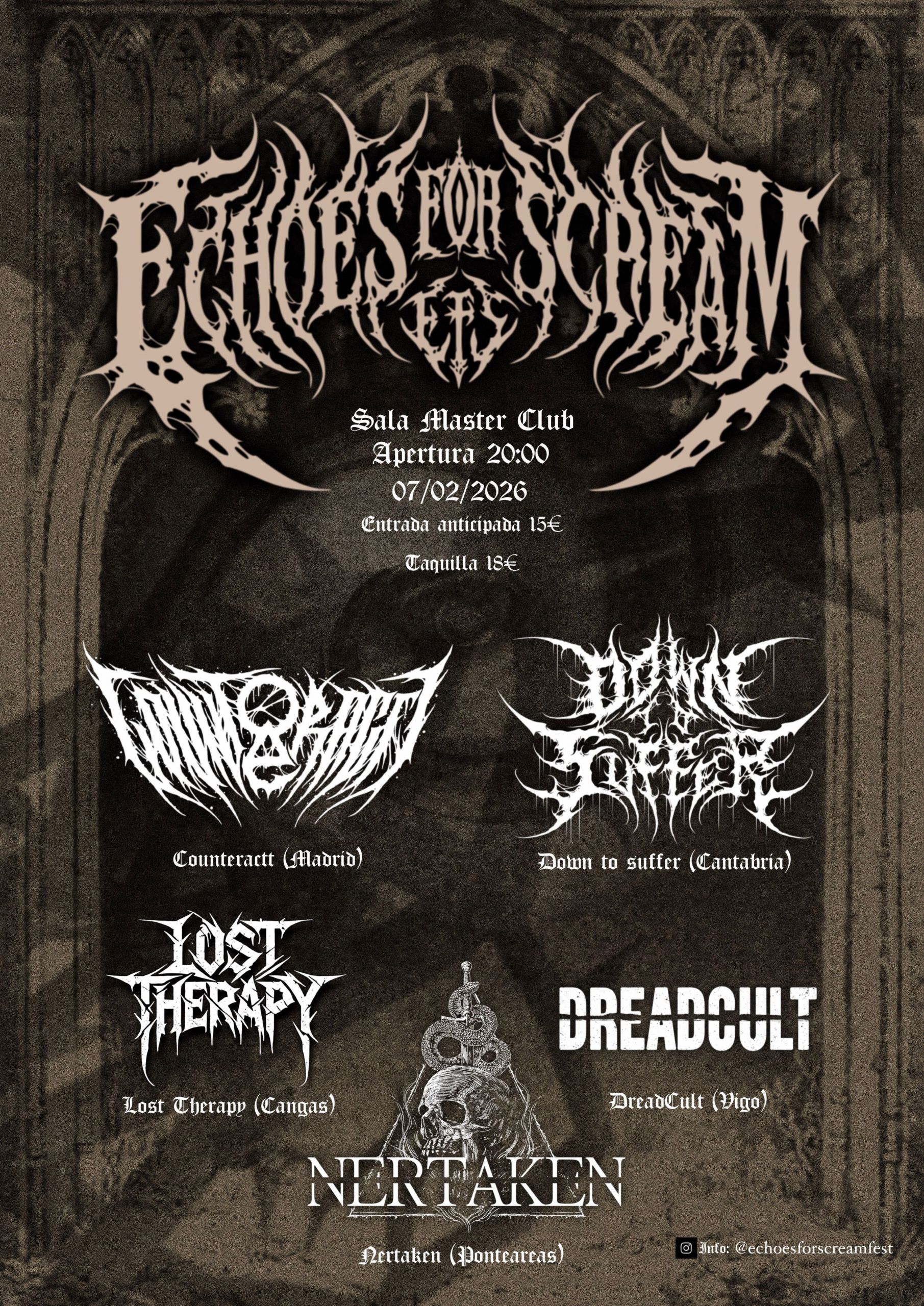 Echoes for Scream Fest en Vigo - 7/2/2026