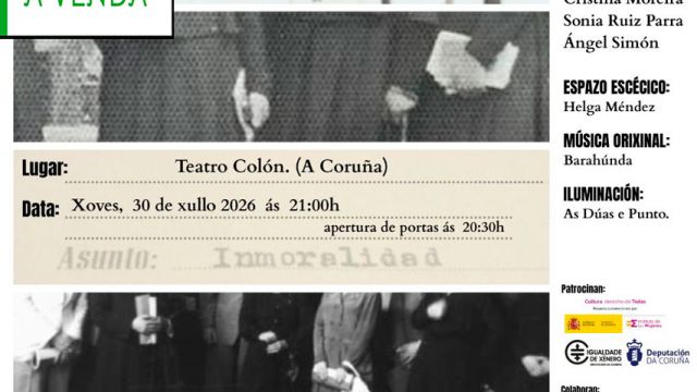 Representación de ' Non precisamos perdoar' en A Coruña - 30/7/2026