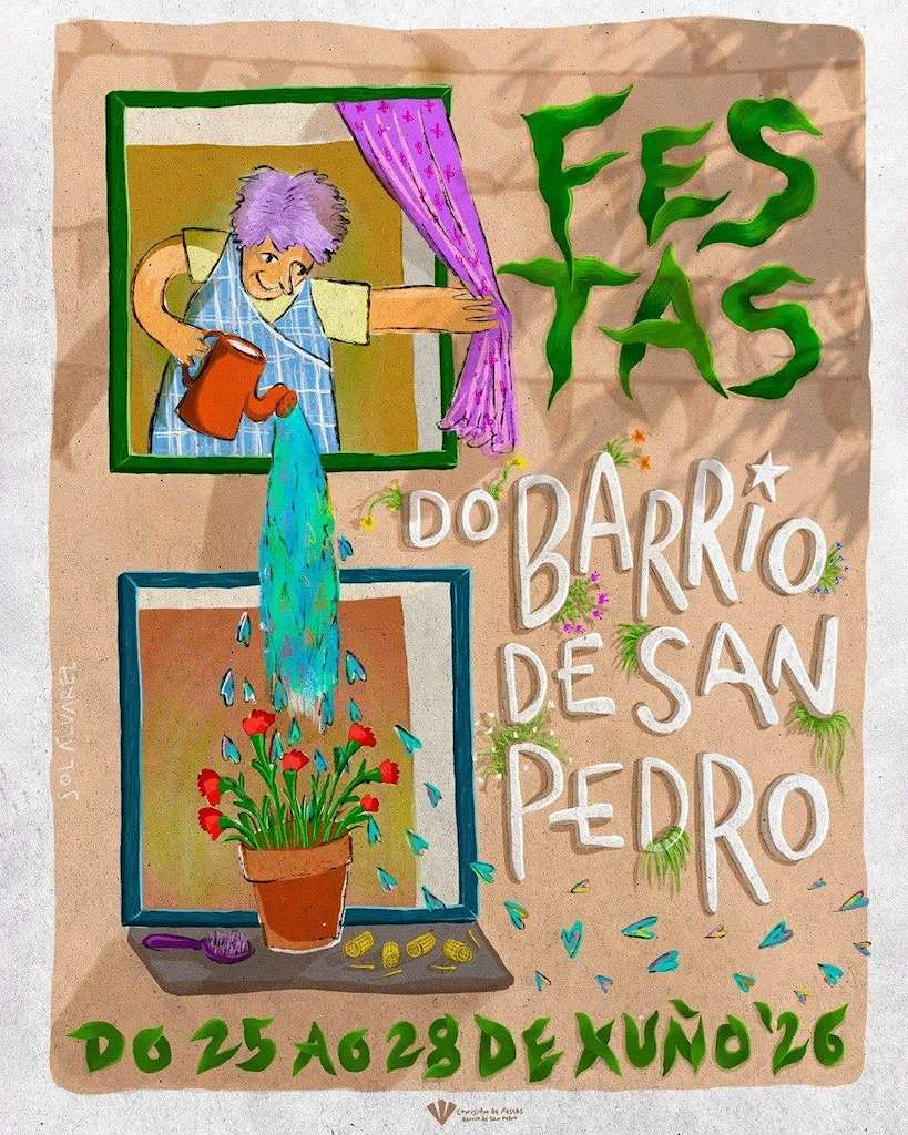 Fiestas del barrio de San Pedro 2026 en Santiago: Programa, cartel y ...